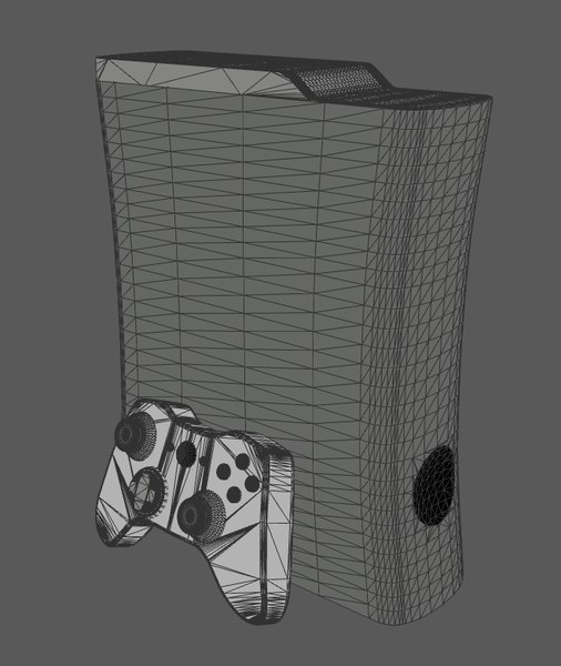 xbox 360 3d model