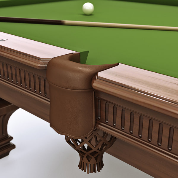 pool table 8ft classic 3d model