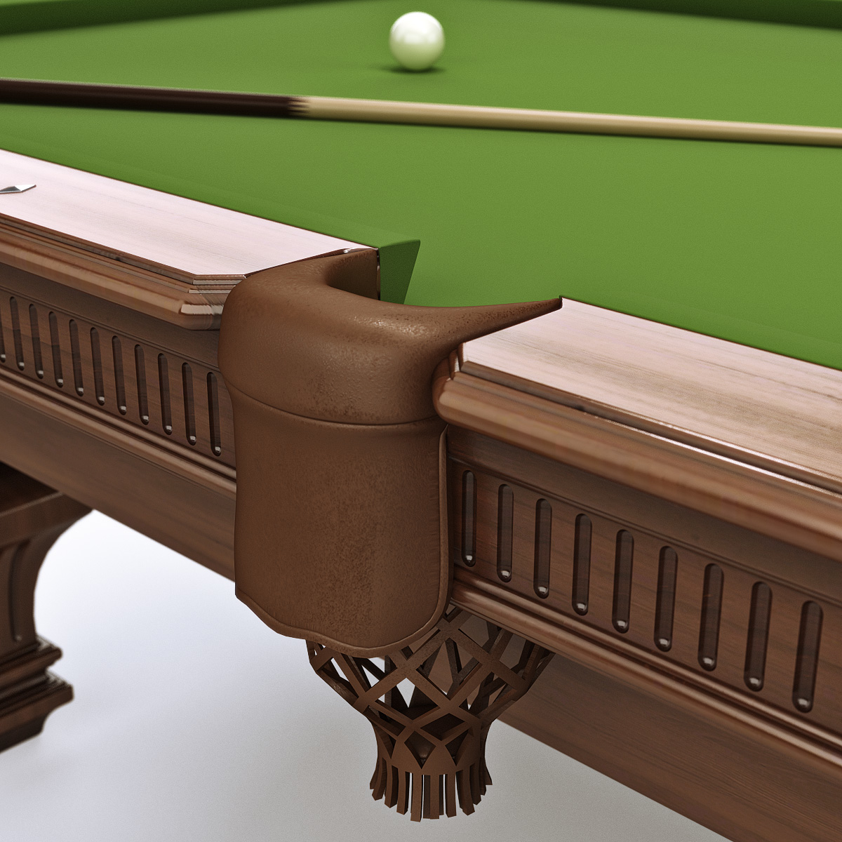 pool table 8ft classic 3d model