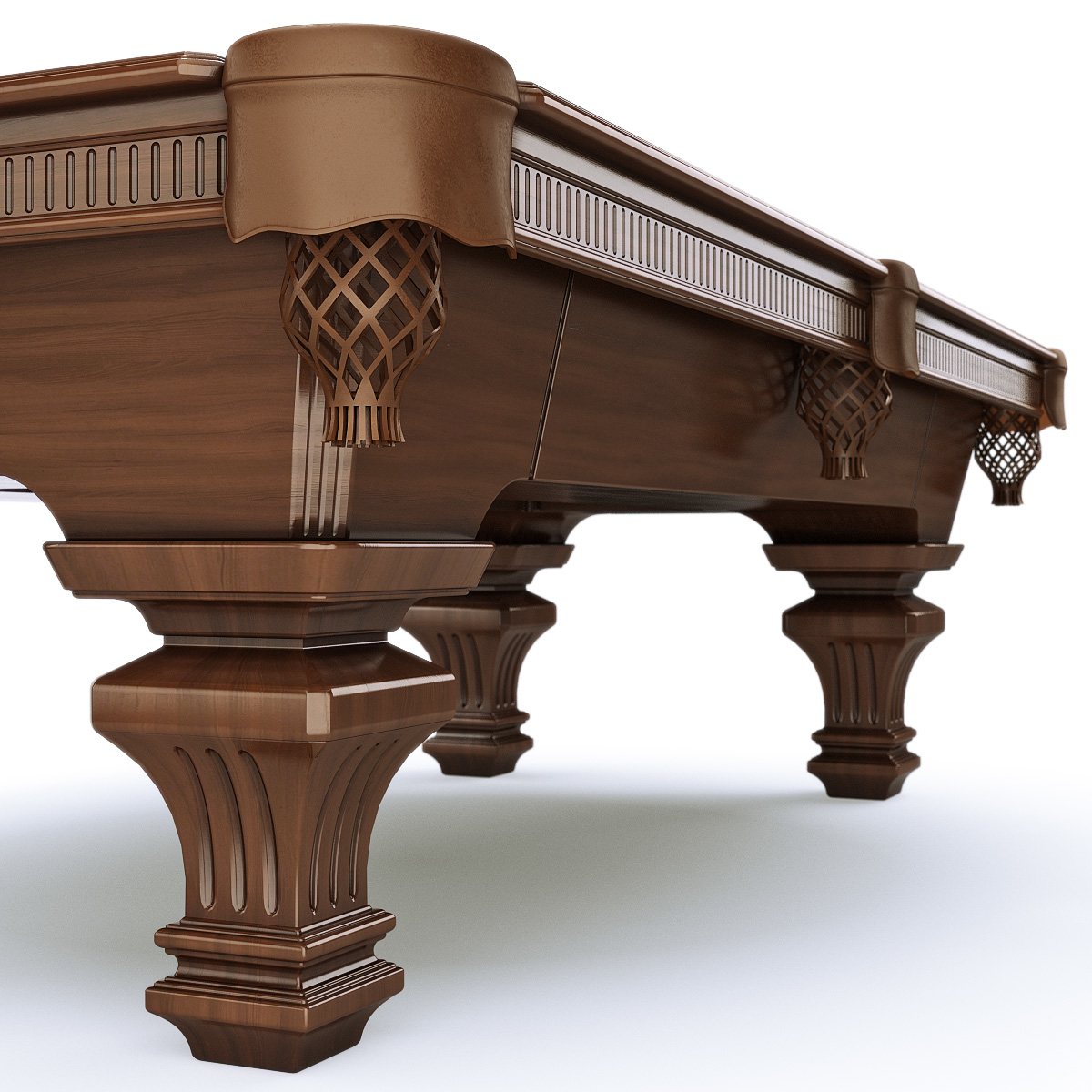 pool table 8ft classic 3d model