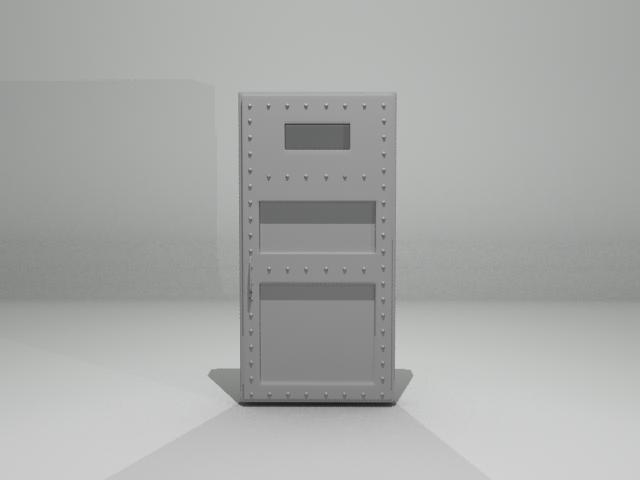 free cell door 3d model