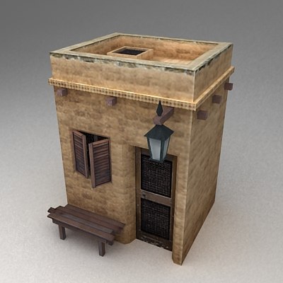 arab building 3d model