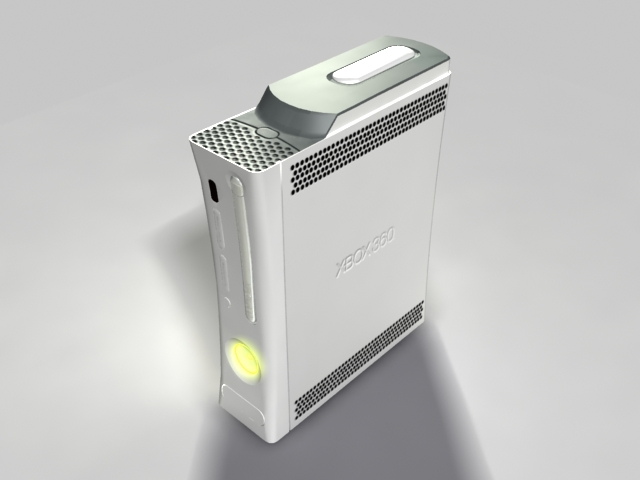 xbox 360 3d model