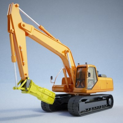 construction equipment - 3d model