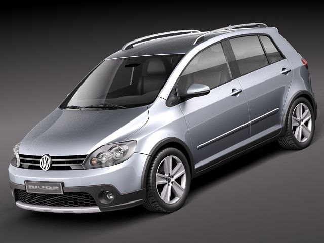 volkswagen golf crossgolf cross 3d model