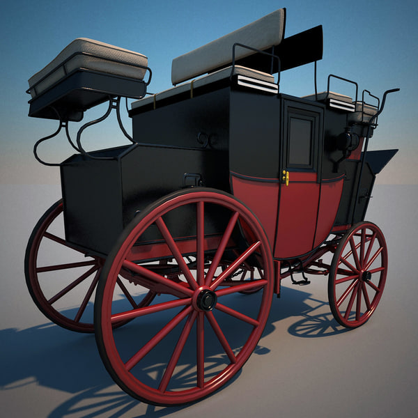 carriage modelled 3d model
