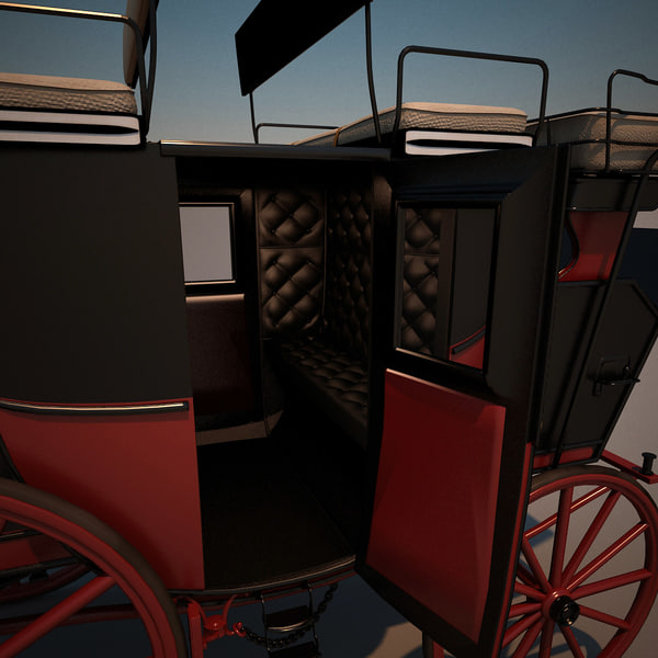 carriage modelled 3d model