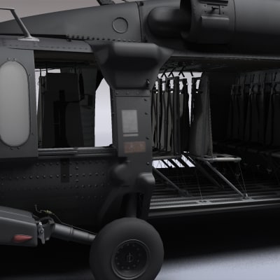 uh-60 blackhawk 3d model