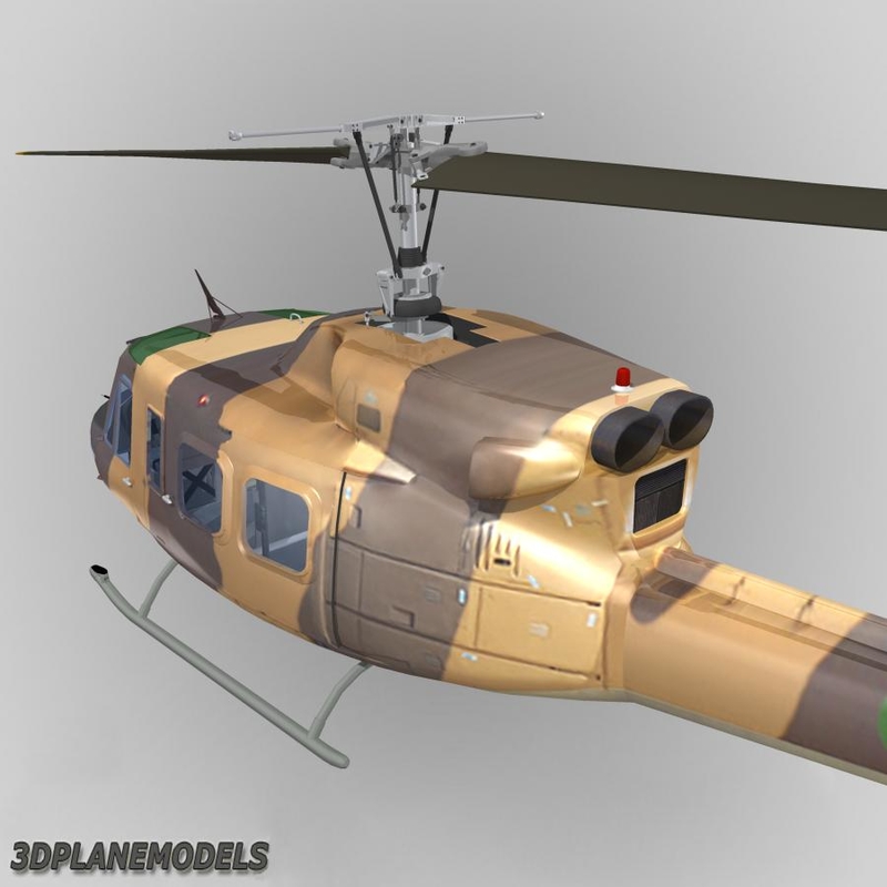 bell 212 3d model
