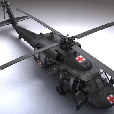 uh-60 blackhawk 3d model