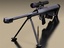 barrett m90 sniper rifle 3d model