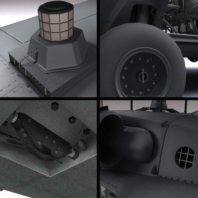 uh-60 blackhawk 3d model