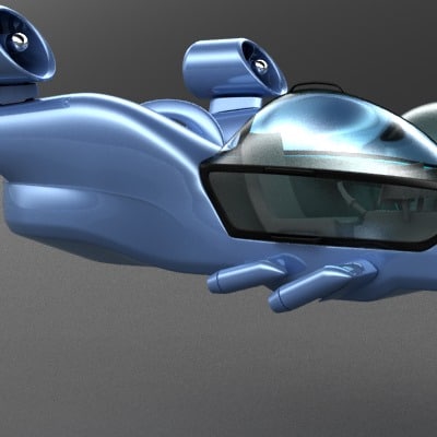 flying cars 3d model
