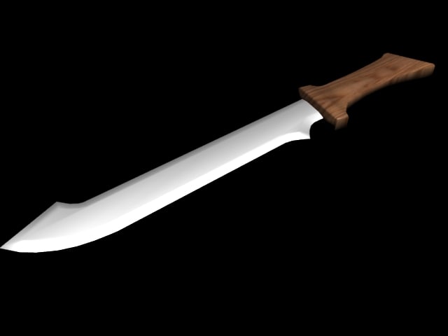 machete games 3d model