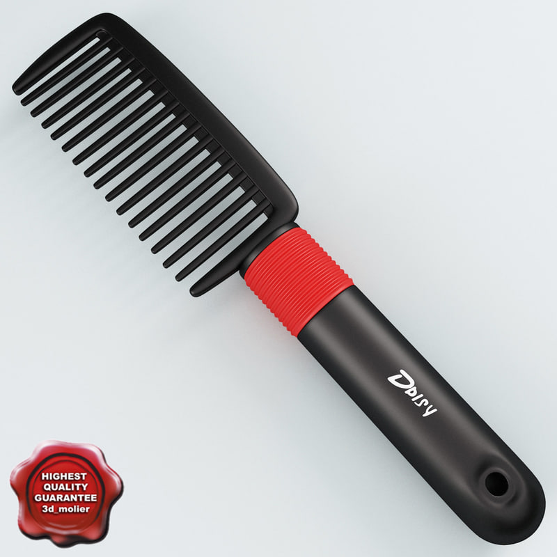 comb modelled 3d model