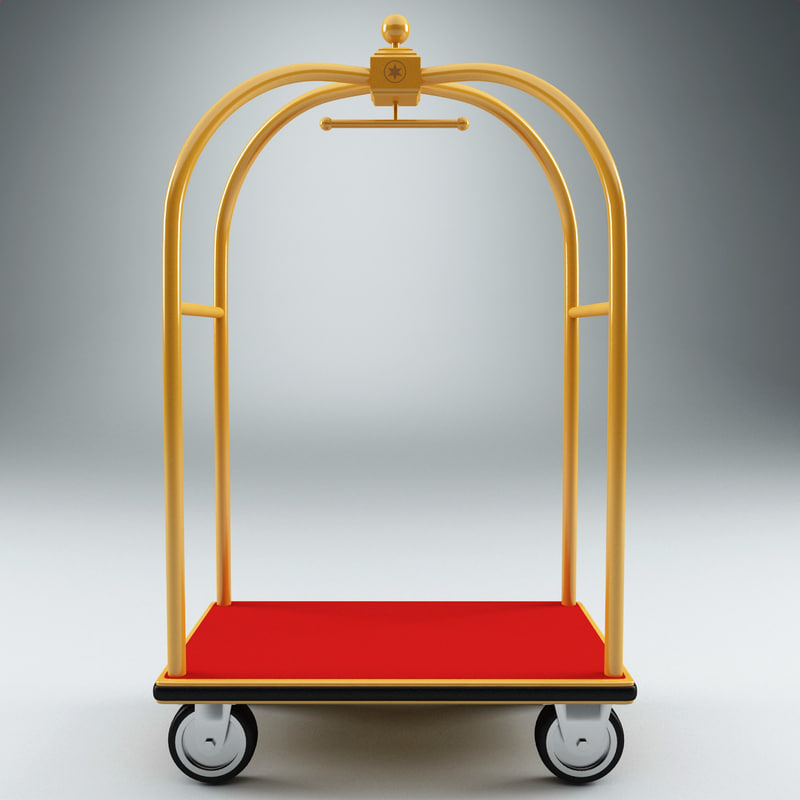 hotel cart 3d model