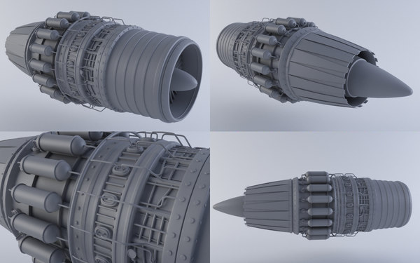 Motor a jato MKVII Modelo 3D - TurboSquid 554997