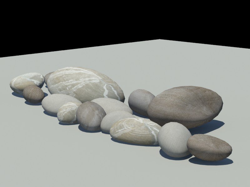 stones 3d model