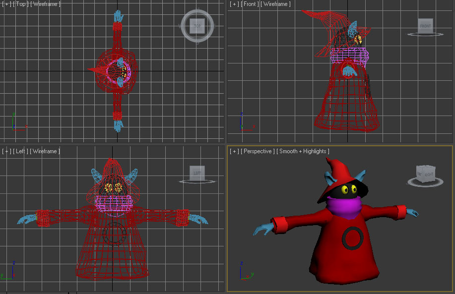 orko character he-man 3d model