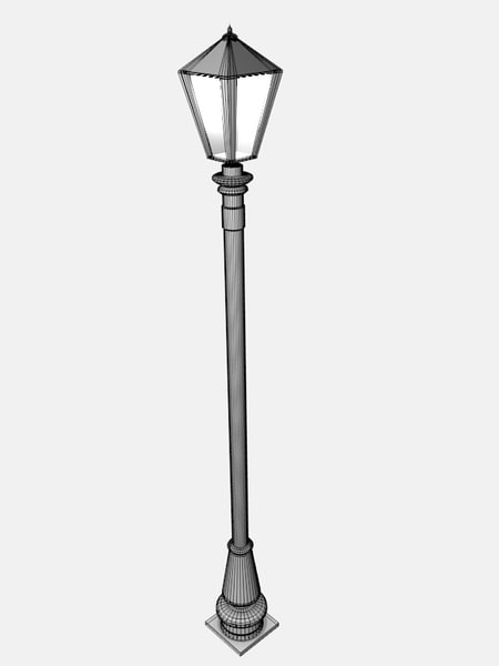 lamp post 3d model