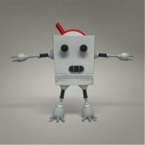 maya robot character