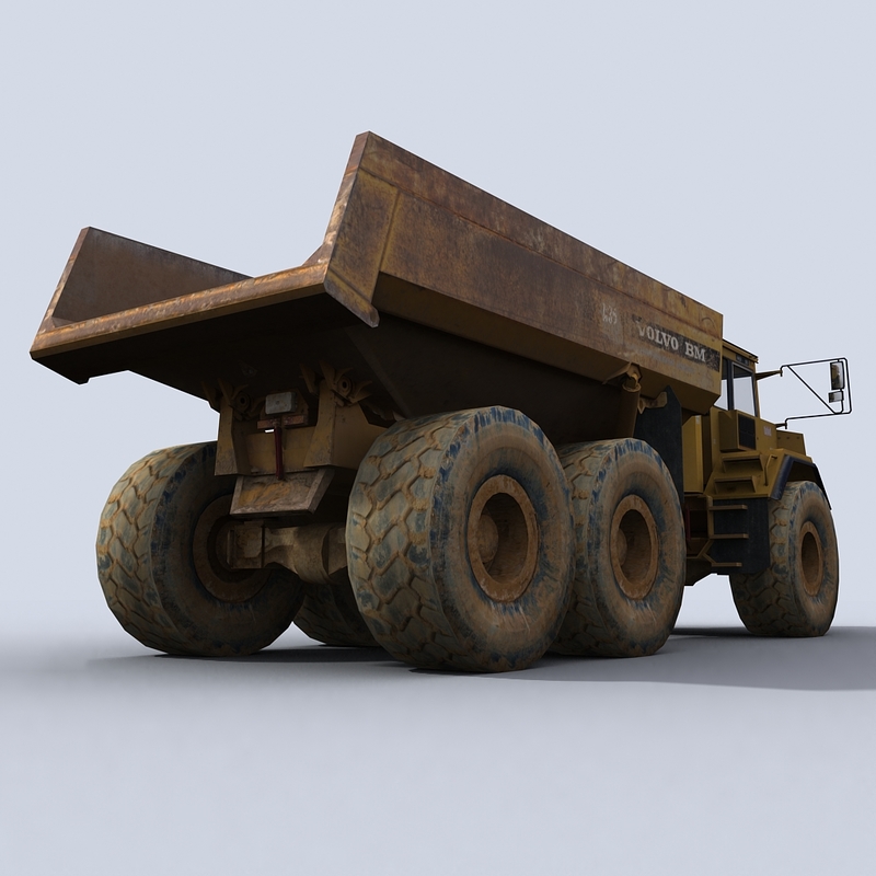 3d dump truck model