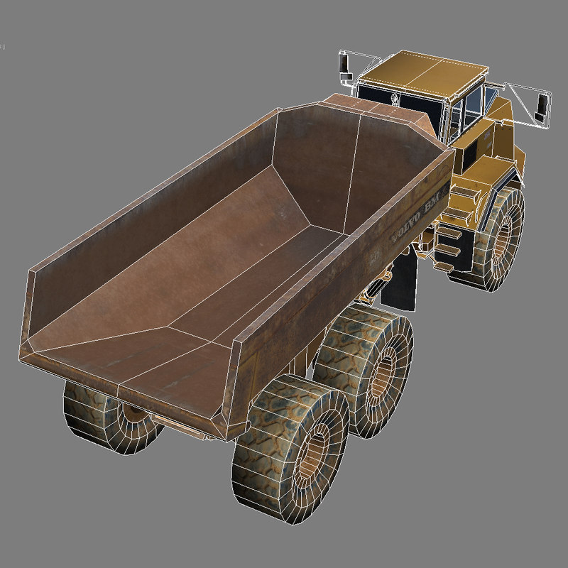 3d dump truck model