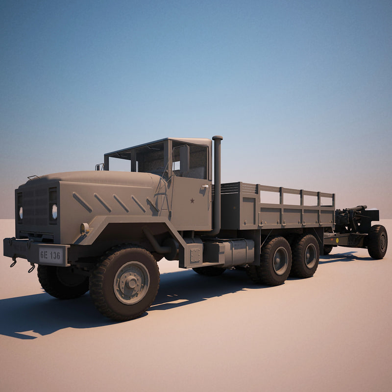 3d m939 truck m114a1 155