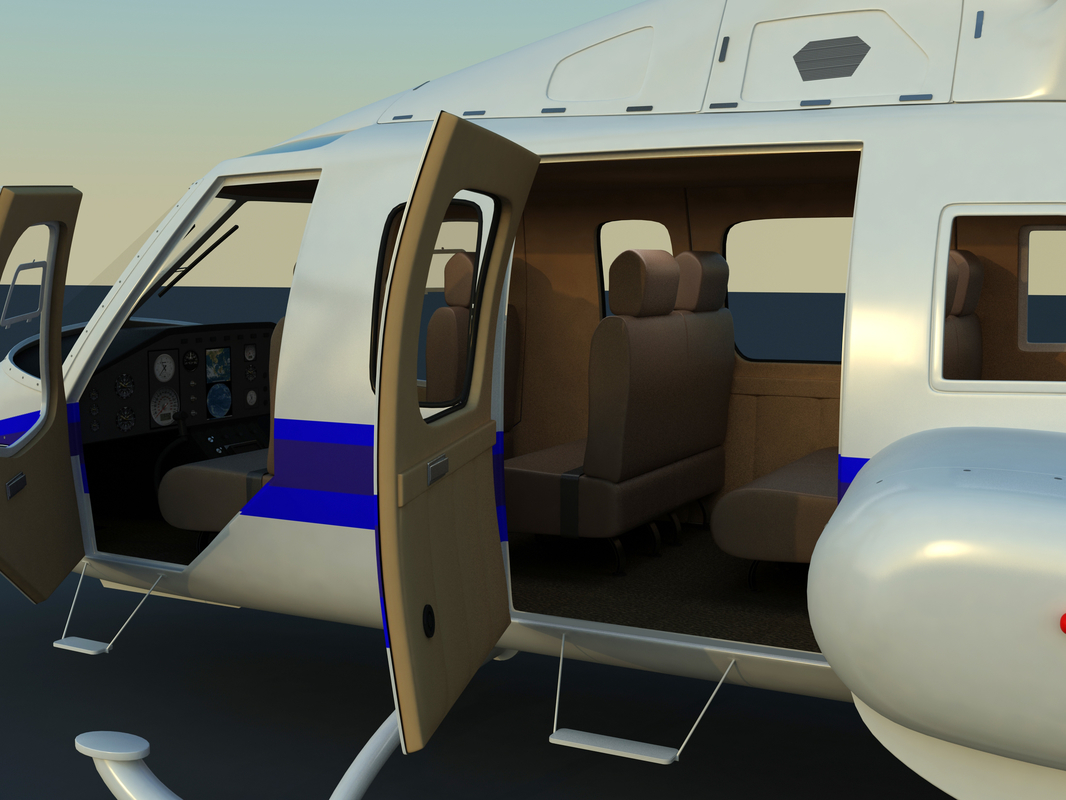 obj bell 430 helicopter