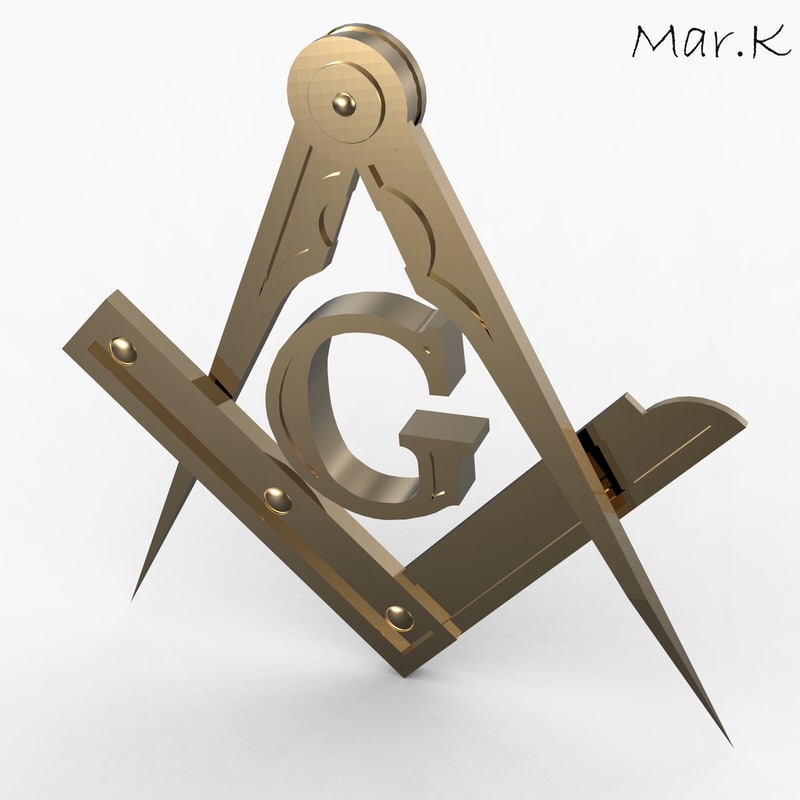 3dsmax masonic compass
