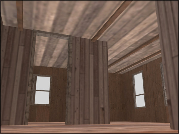 cottage interiors 3d model