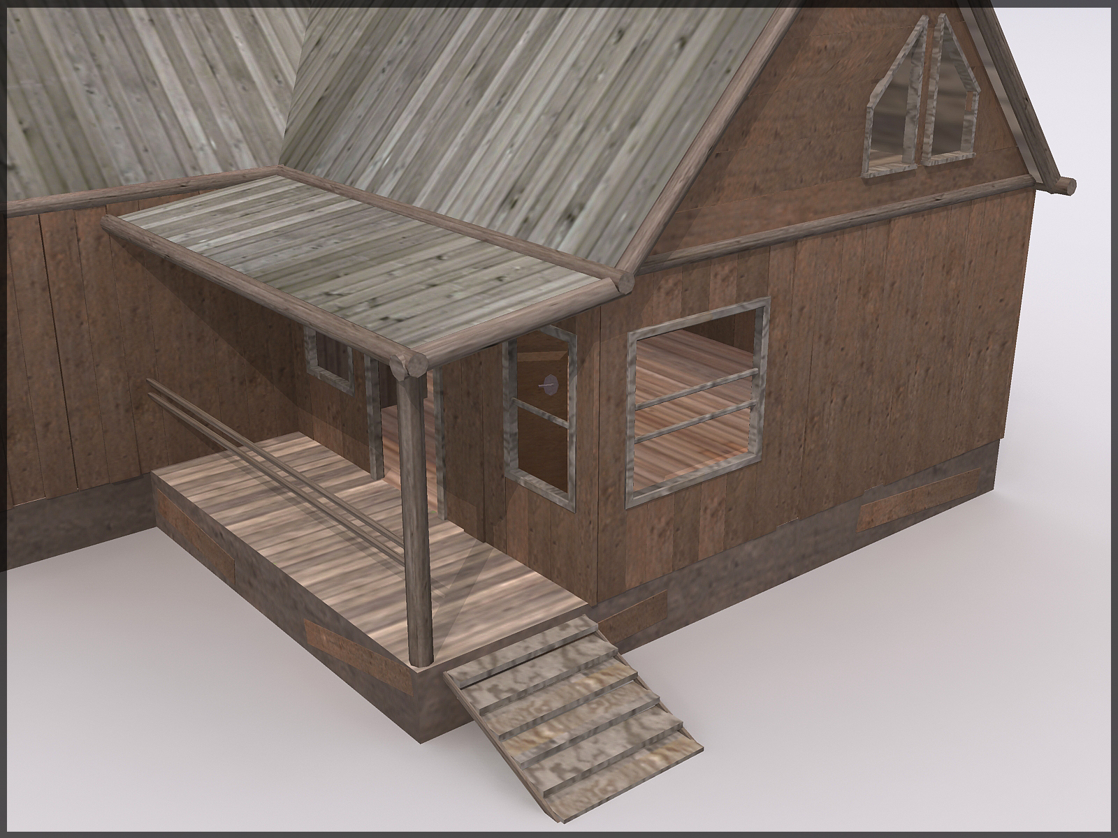 cottage interiors 3d model