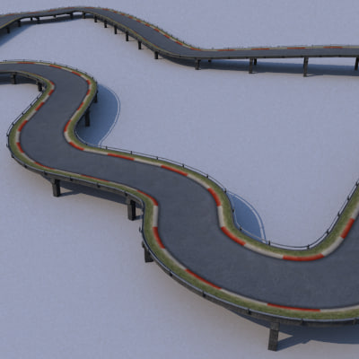 3d model race tracks