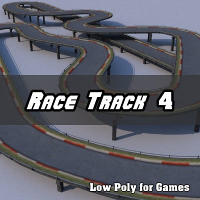 3d model race tracks
