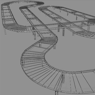 3d model race tracks