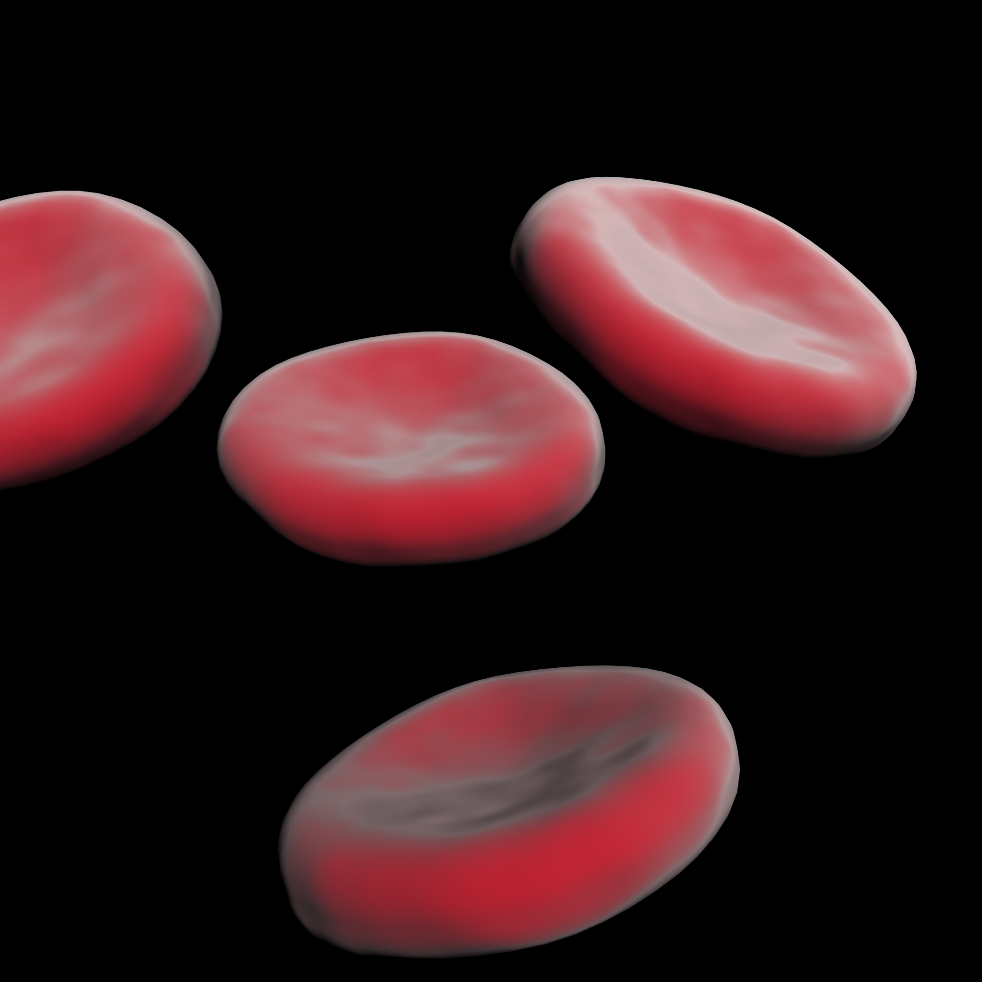 red blood cell 3d model