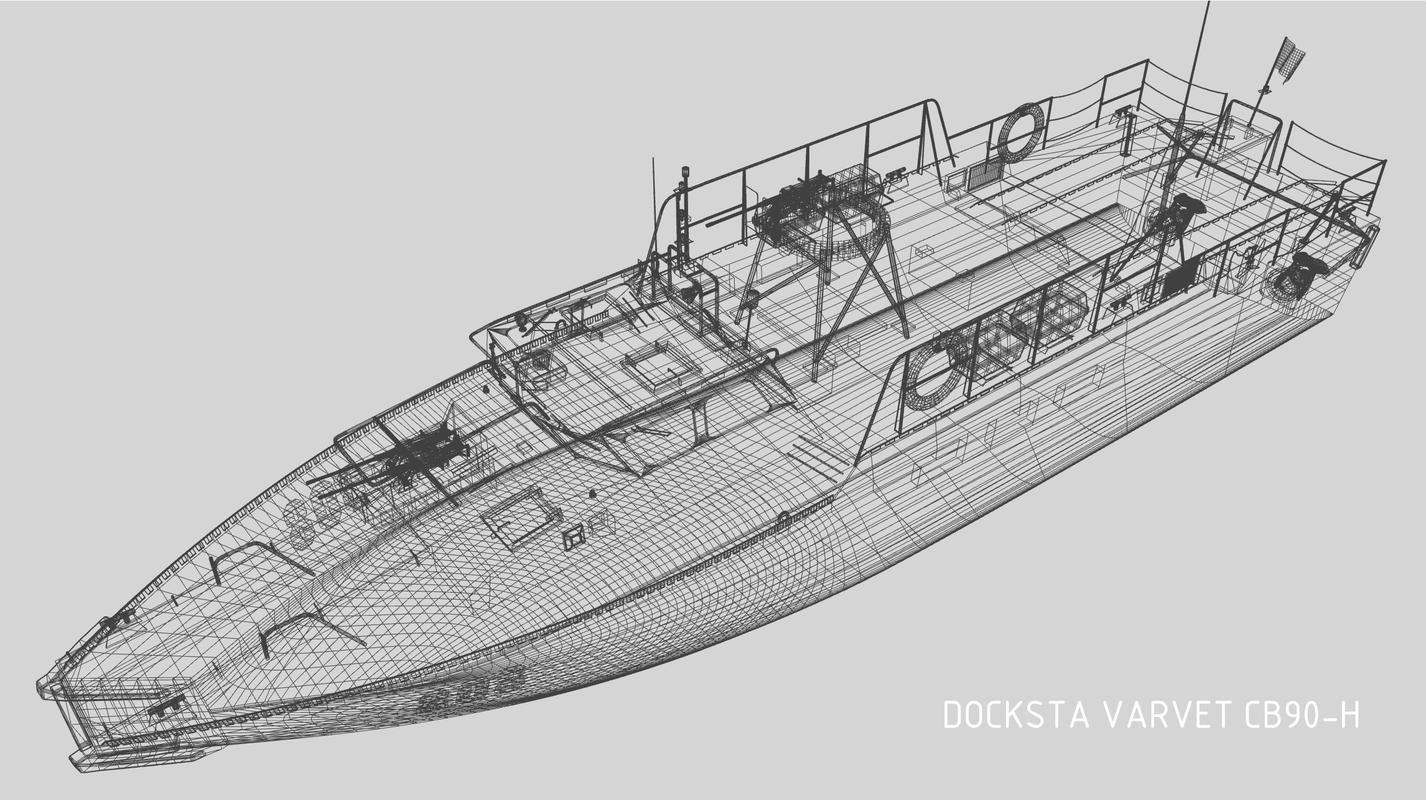 3d combat boat 90 h