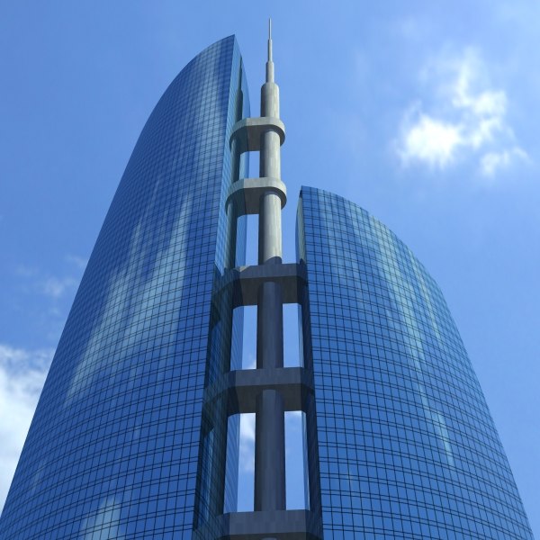 3dsmax skyscraper