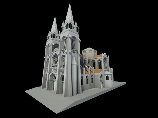 church 3d 3ds
