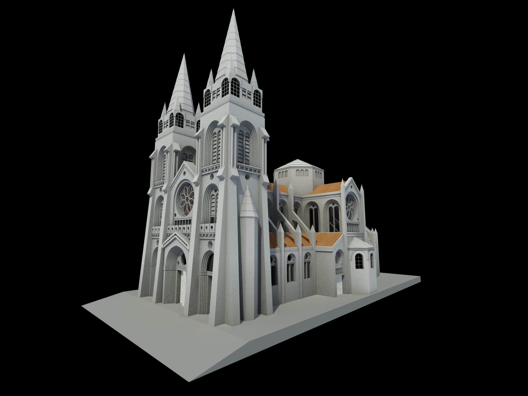 3d gothic cathedral