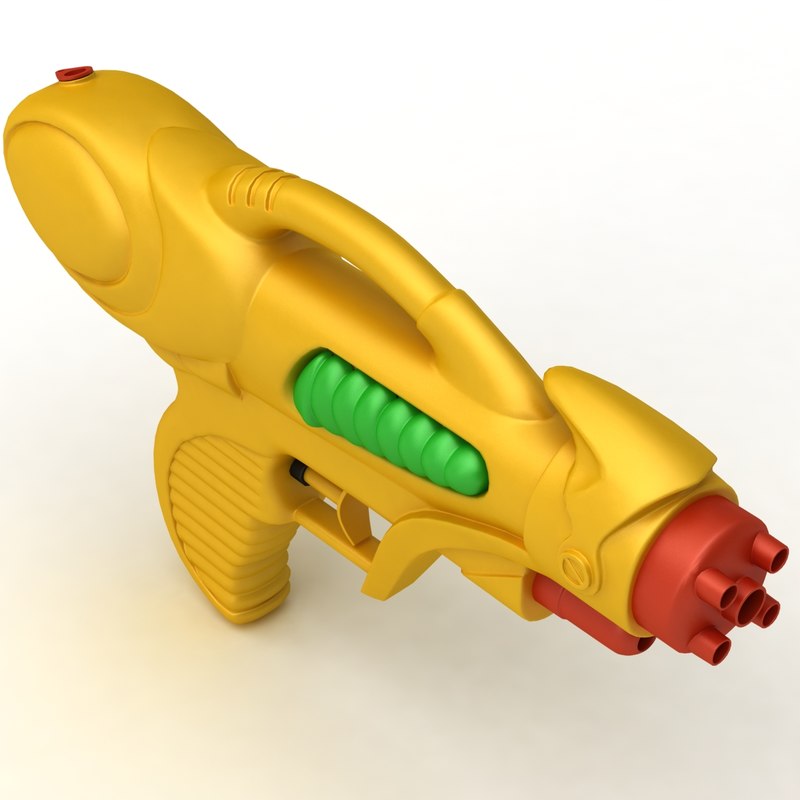 water gun 3d model