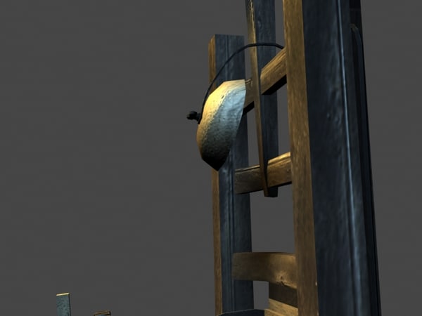 electric chair 3d model