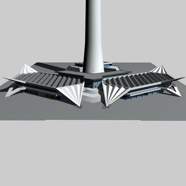 berlin tv tower landmarks c4d