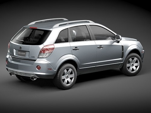 saturn vue 2011 suv 3d model