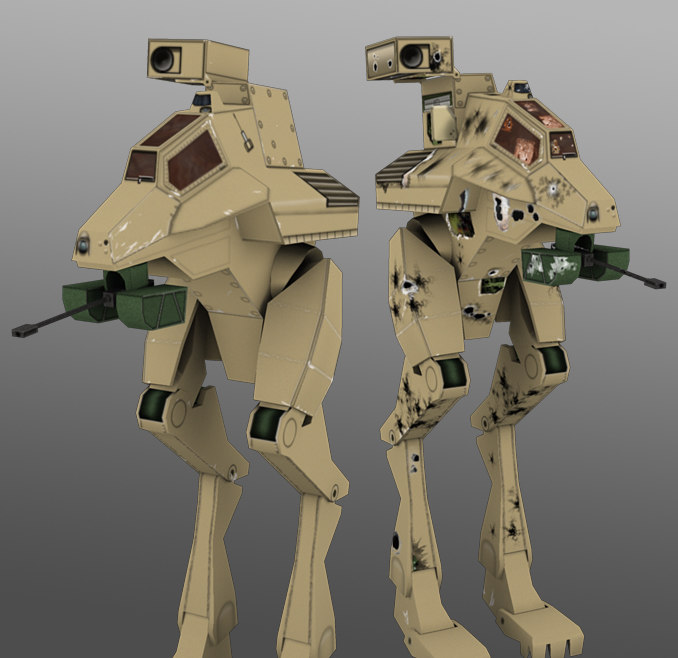 3d model scout mech