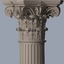 corinthian column 3d max
