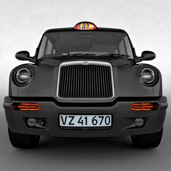 3d london taxi tx1 model