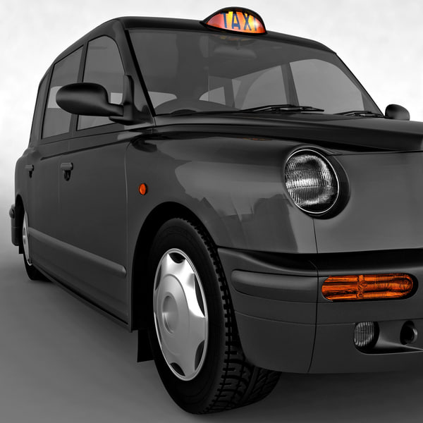 3d london taxi tx1 model