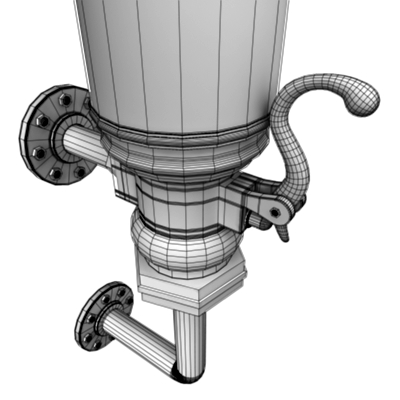 3d steam whistle
