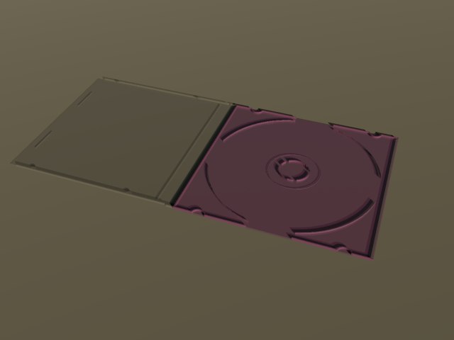 free cd case 3d model